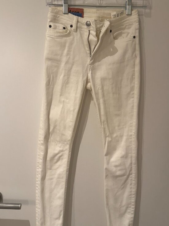 Acne Studios | Jeans | Acne Studio Skinny White Jeans | Poshmark